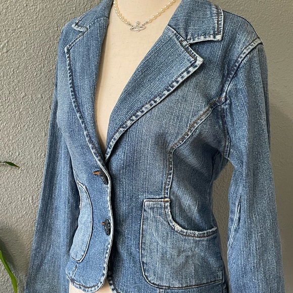 Hot Kiss | Jackets & Coats | Denim Jacket Y2k | Poshmark